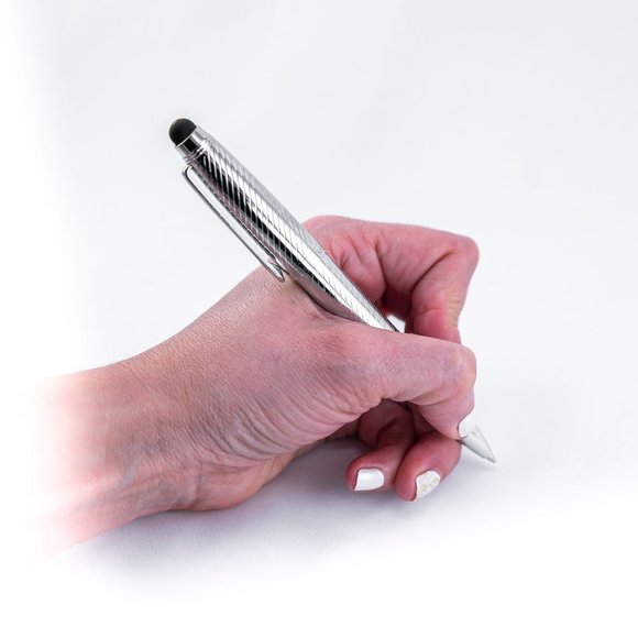 Charles Delon | Office | Charles Delon Silver Ballpoint | Poshmark